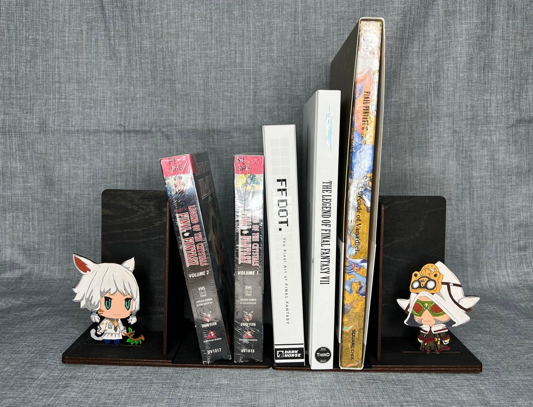 Final Fantasy XIV Hand Painted Bookends Urianger Yshtola - Etsy