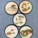Studio Ghibli Coasters Set of Four Nausicaa, Kiki, Totoro, Arrietty and ...