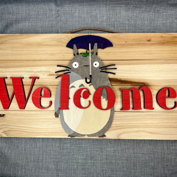 Totoro Wall Decal - Etsy