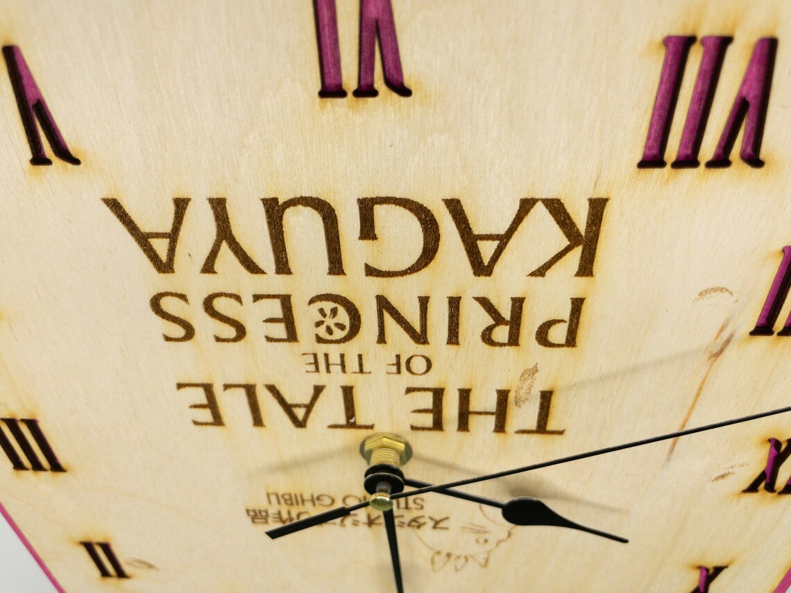 Princess Kaguya Wall Art Clock Studio Ghibli Gift or Decor - Etsy