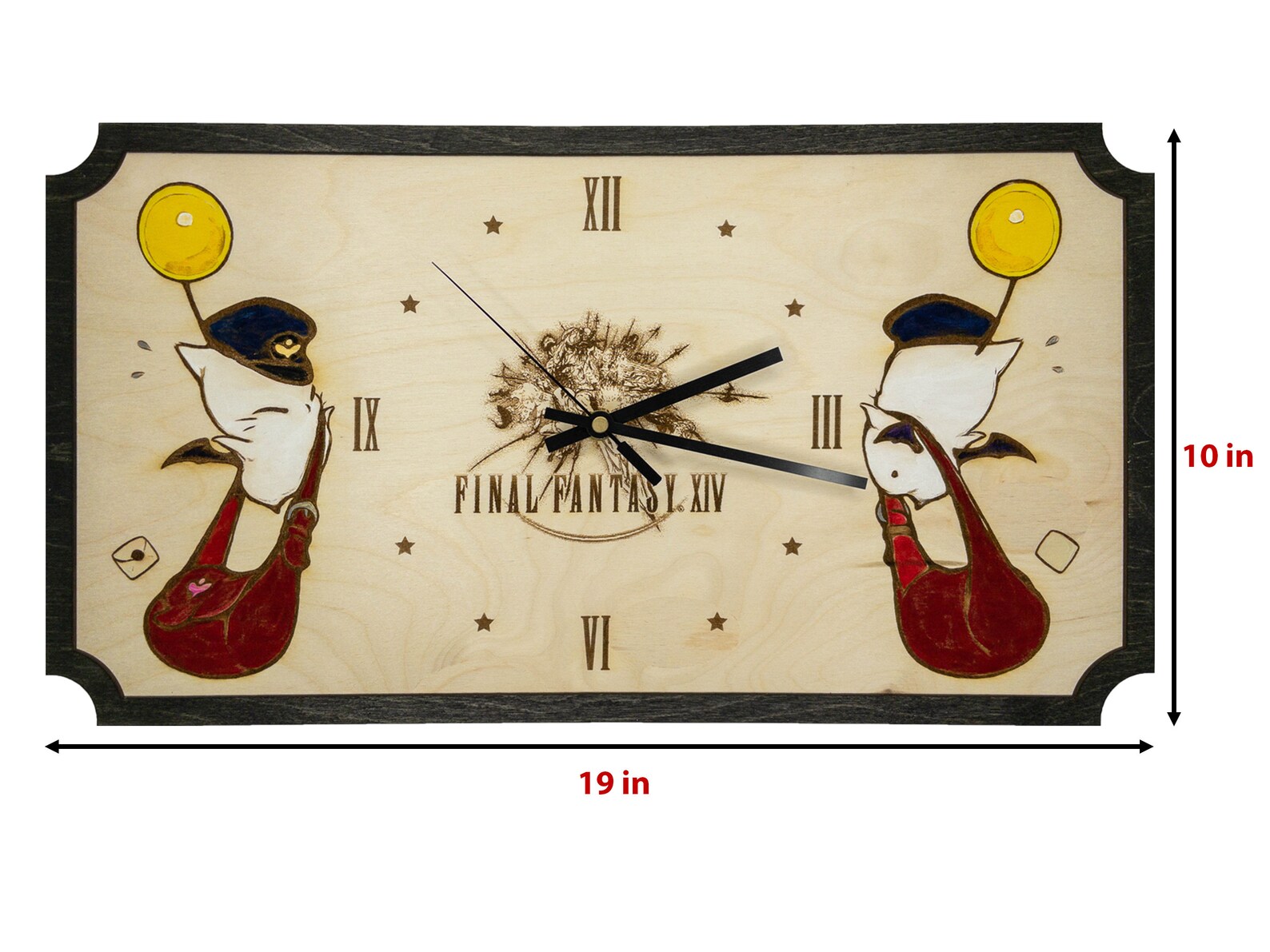 FFXIV Moogle Clock Mail Delivery Moogle FF14 Wall Art - Etsy