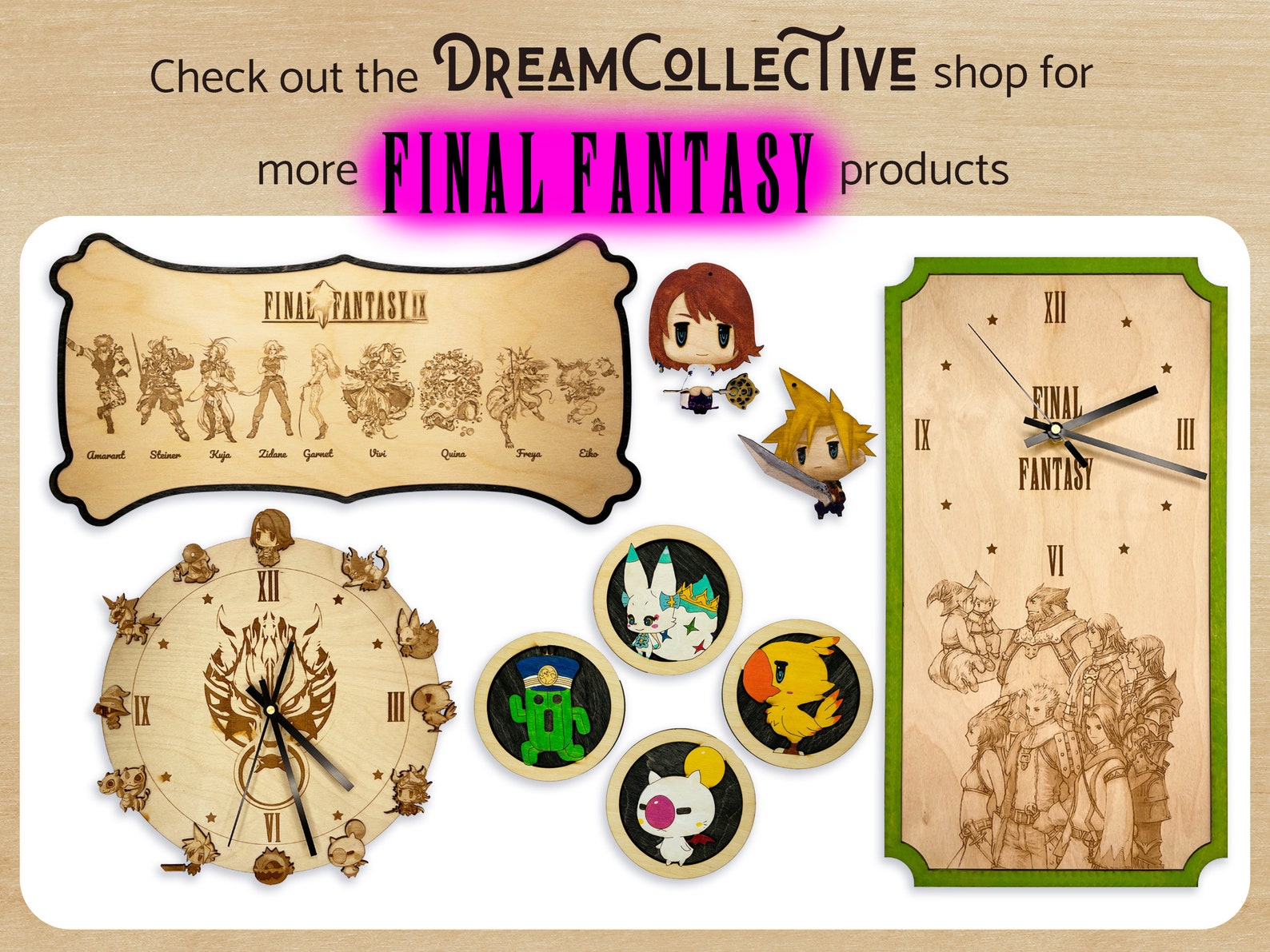 FFXIV Moogle Clock Mail Delivery Moogle FF14 Wall Art - Etsy