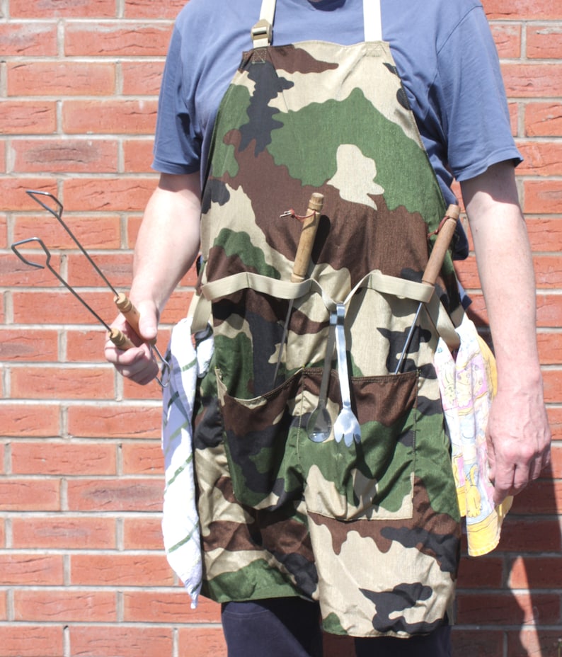 Tactical BBQ Apron. US Woodland. - Etsy