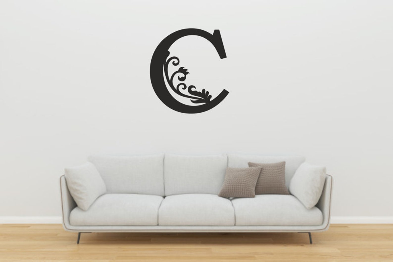 Letter C Wall Art | Etsy