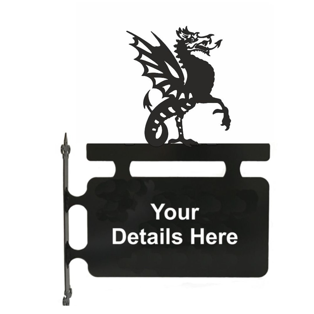 Dragon Hanging Sign - Etsy