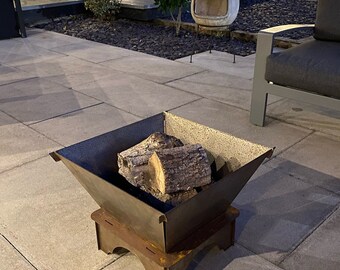 Steel Fire Pit - Etsy