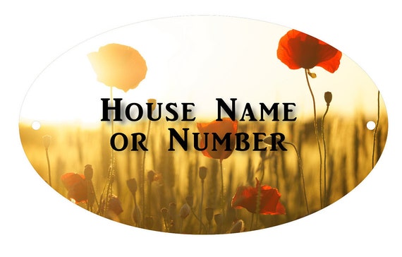 Home Décor Home & Living Poppy Field Flowering Plant Garden Countryside ...