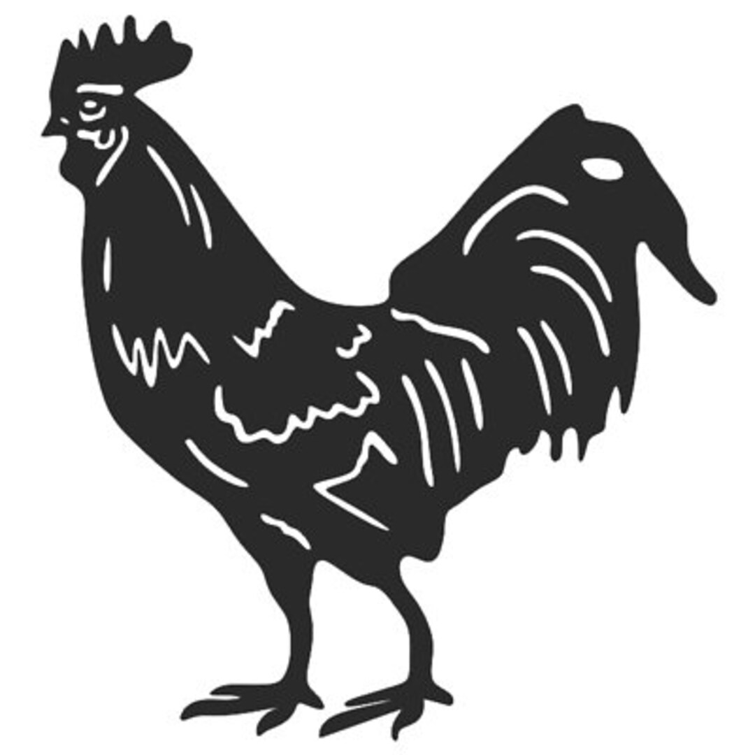 Cockerel Bird Metal Wall Art Metal Wall Art Home Decor Home & Garden ...