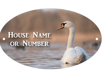 Metal Swan Plaque - Etsy