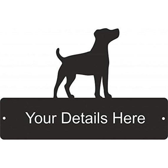 Jack Russell Rectangular Gate Plaque Outdoor Garden Fence - Etsy