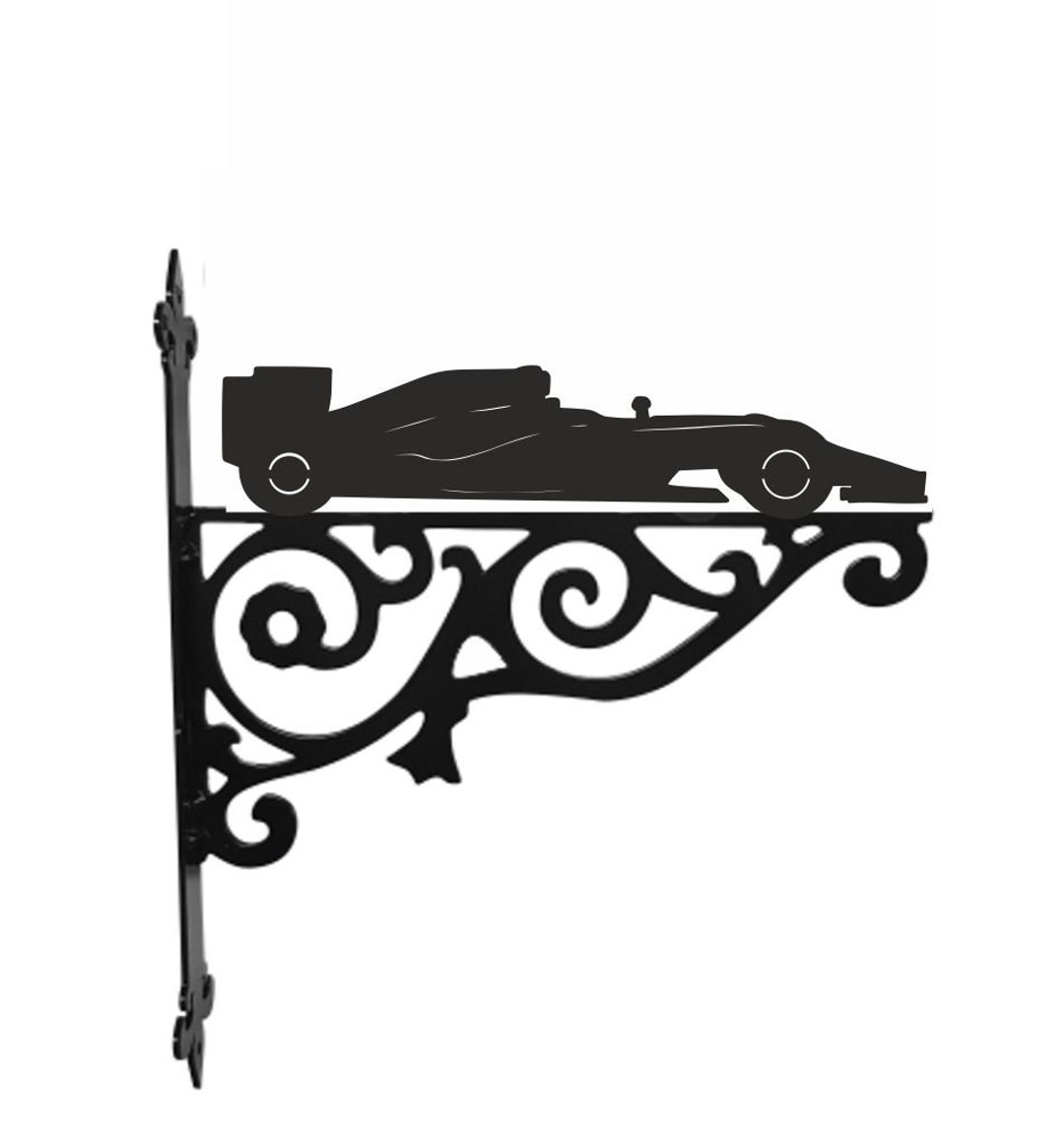 Formula One Racing Car Ornamental Hanging Bracket - Etsy