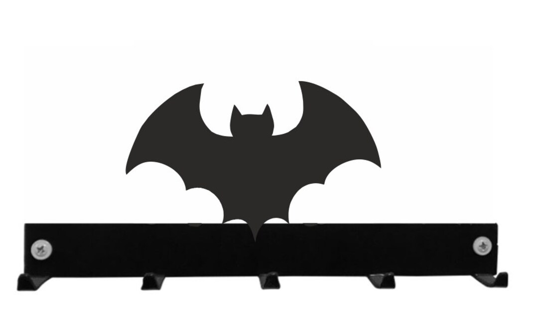 Bat Hook Coat/key Hanger Black Metal Wall Mounted Coat Hooks / Lead ...