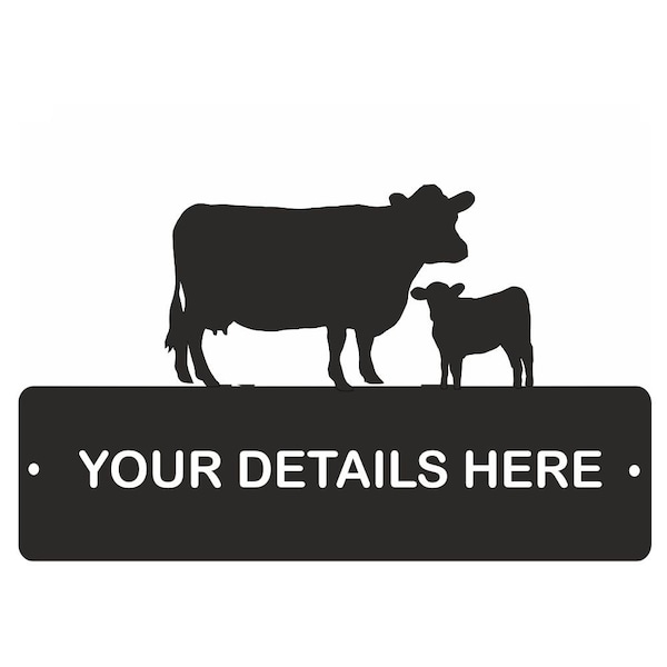 Cow Calf Chicken Sign - Etsy