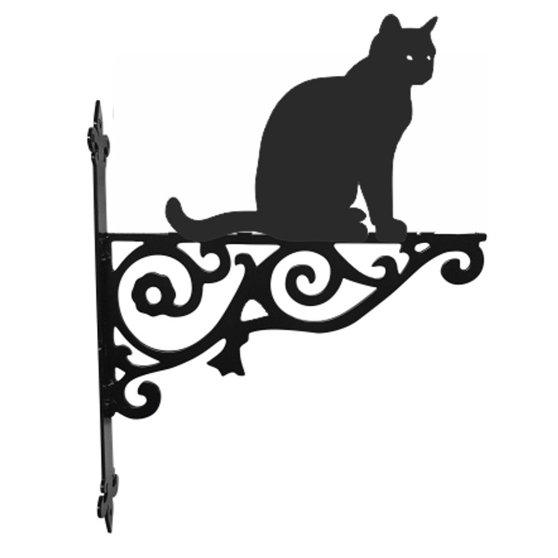 Cat Sitting Ornamental Hanging Bracket Contemporary Hanging - Etsy