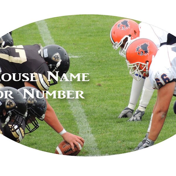 Football House Number Signs - Etsy