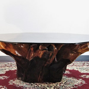 Cedar Root Ball Table/rustic Wood Furniture/stump Table/root - Etsy