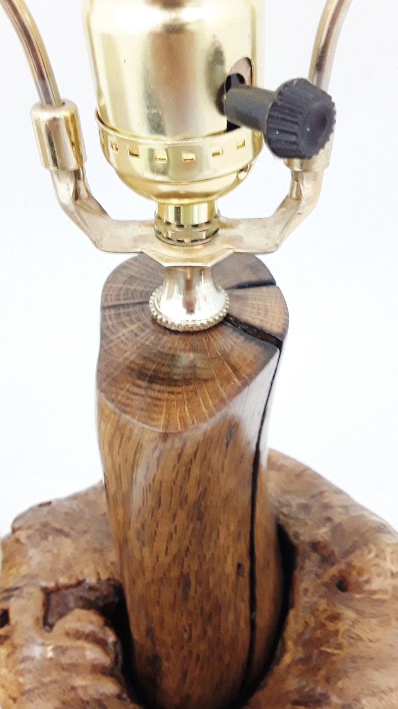 VERY UNIQUE Oak Desktop Accent Lamp/bedside Lamp. [item#0073] - Etsy