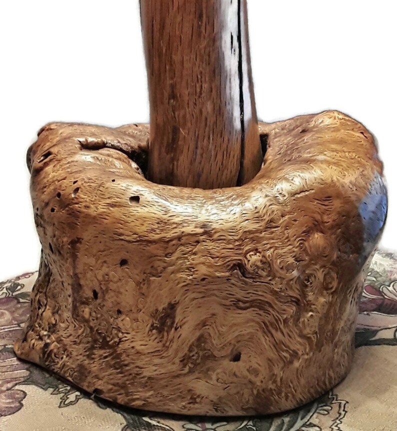 VERY UNIQUE Oak Desktop Accent Lamp/bedside Lamp. [item#0073] - Etsy