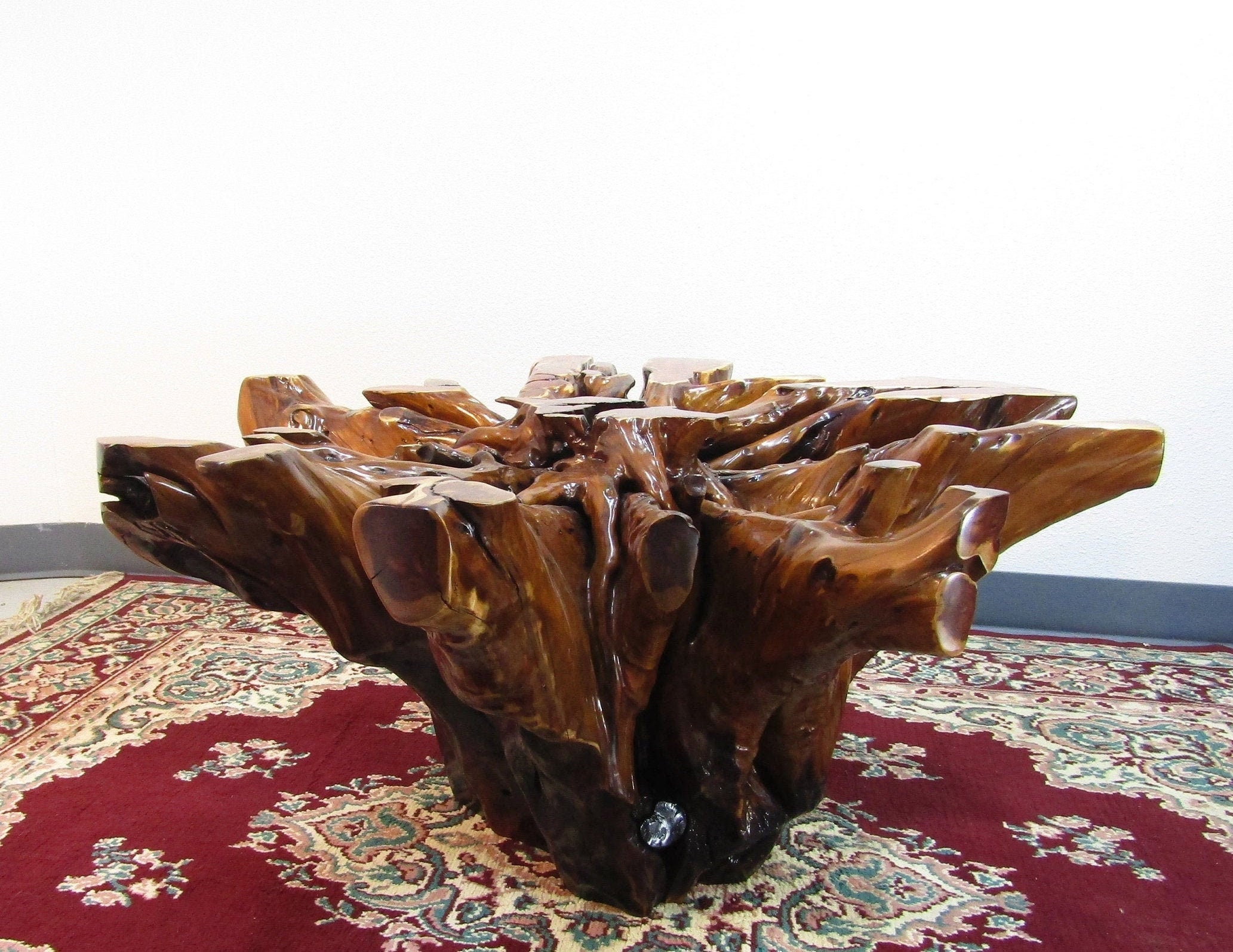 Cedar Root Ball Table/Rustic wood furniture/Stump table/Root | Etsy