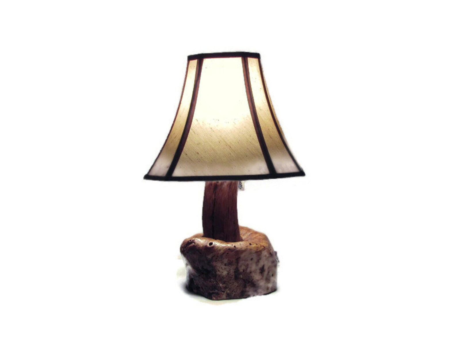 VERY UNIQUE Oak Desktop Accent Lamp/bedside Lamp. [item#0073] - Etsy