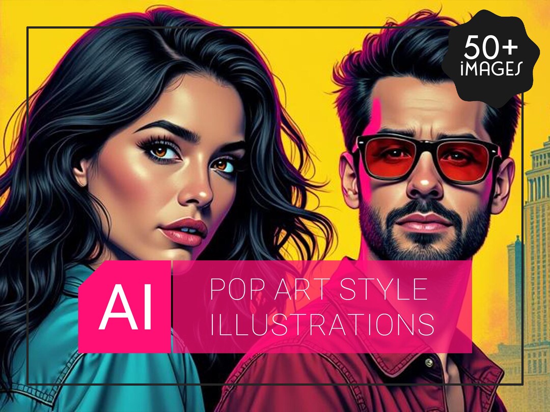 Pop Art Illustrations | Pop Art Images, Retro Style Artworks, AI Images ...