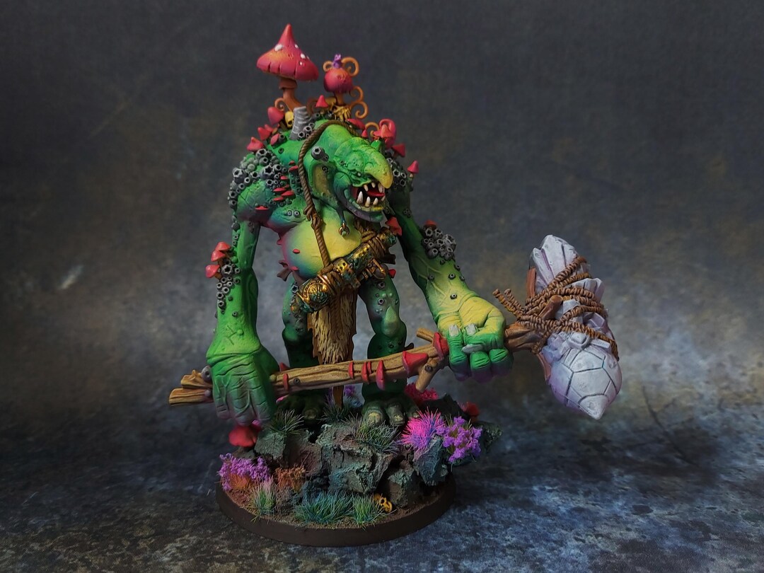 Painted Troll Troggoth Tabletop Mini - Etsy