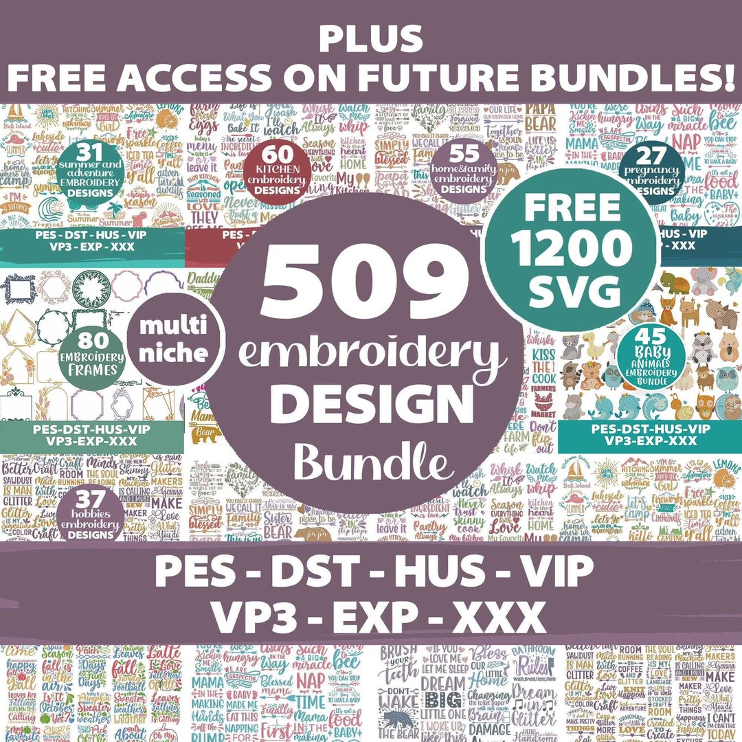 Embroidery Designs Bundle Machine Embroidery Designs - Etsy Australia