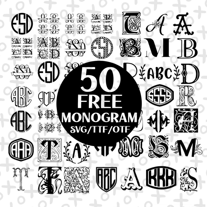 Alphabet svg Svg fonts Script font Monogram svg Svg | Etsy