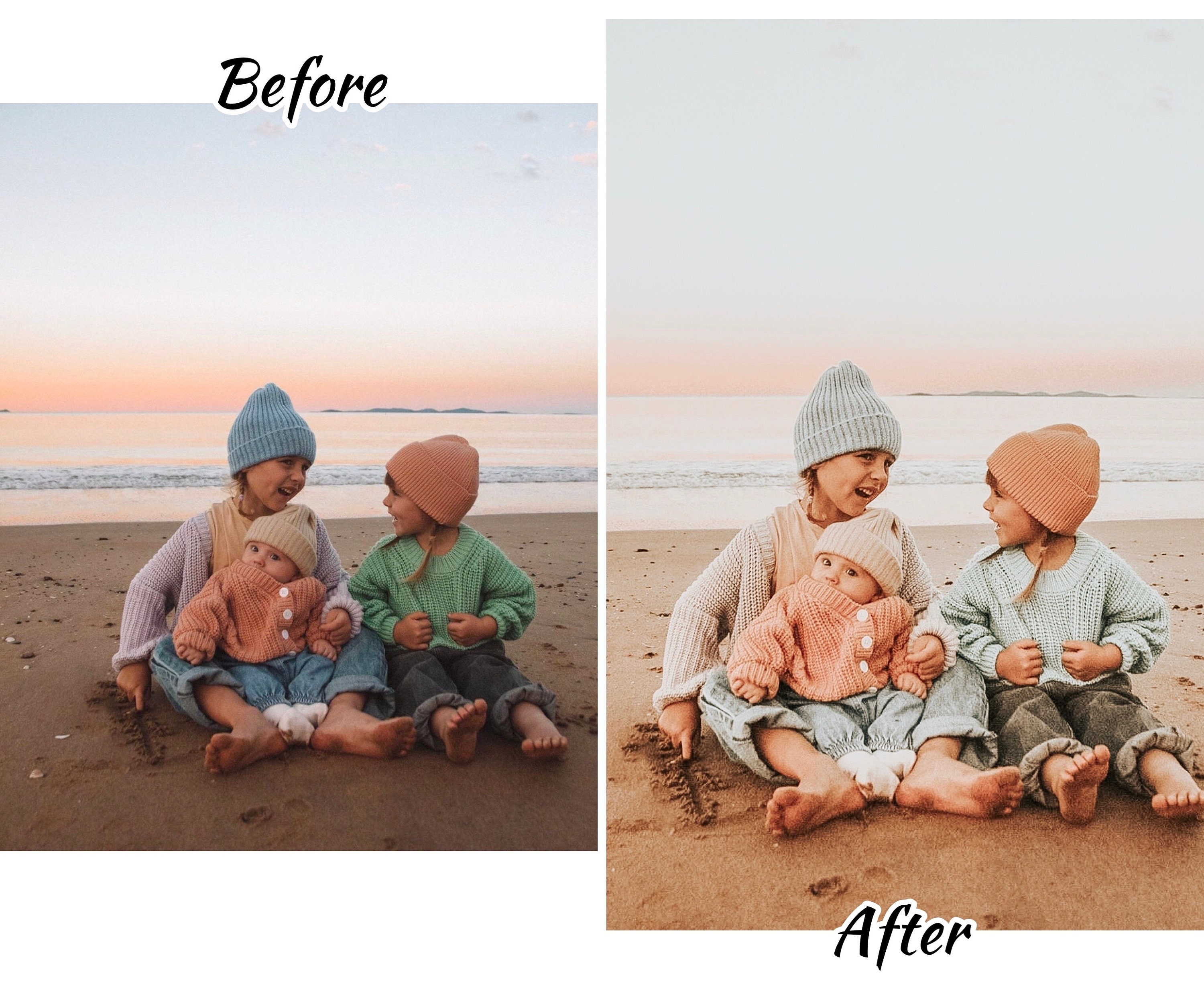 5 Mobile Lightroom Presets FAMILY presets Iphone presets | Etsy