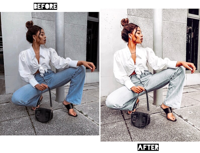 10 Mobile Lightroom Presets SILVER Blogger Lifestyle Instagram | Etsy