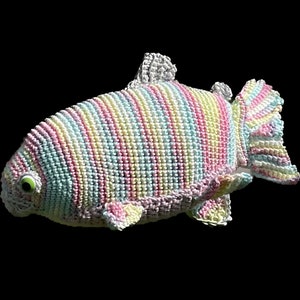 Trout Crochet Pattern - Etsy