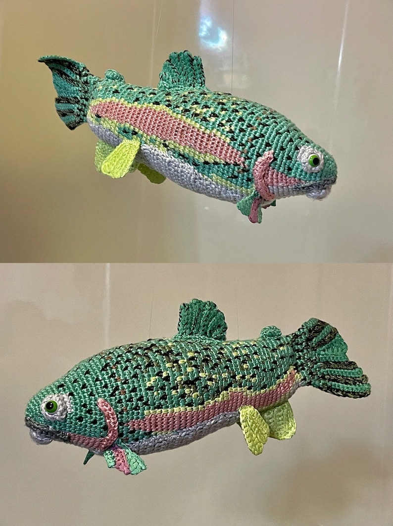 Trout Crochet Pattern - Etsy