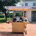 Personalized Mobile Display Cart With Roof: Branding Event Vendor Booth ...