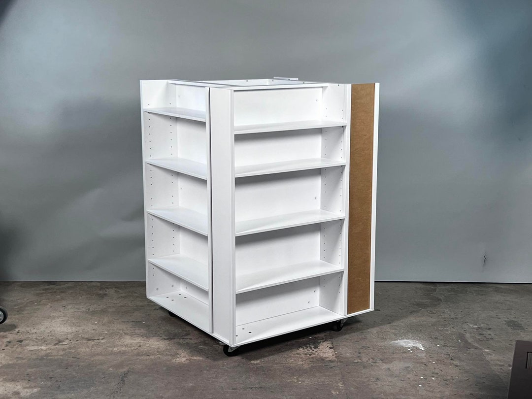 Premium White Plywood Gondola Shelving for Retail Stores, Adjustable ...