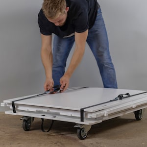 Customizable Black Mobile Coffee Cart – Compact, Flat-pack, and Built ...