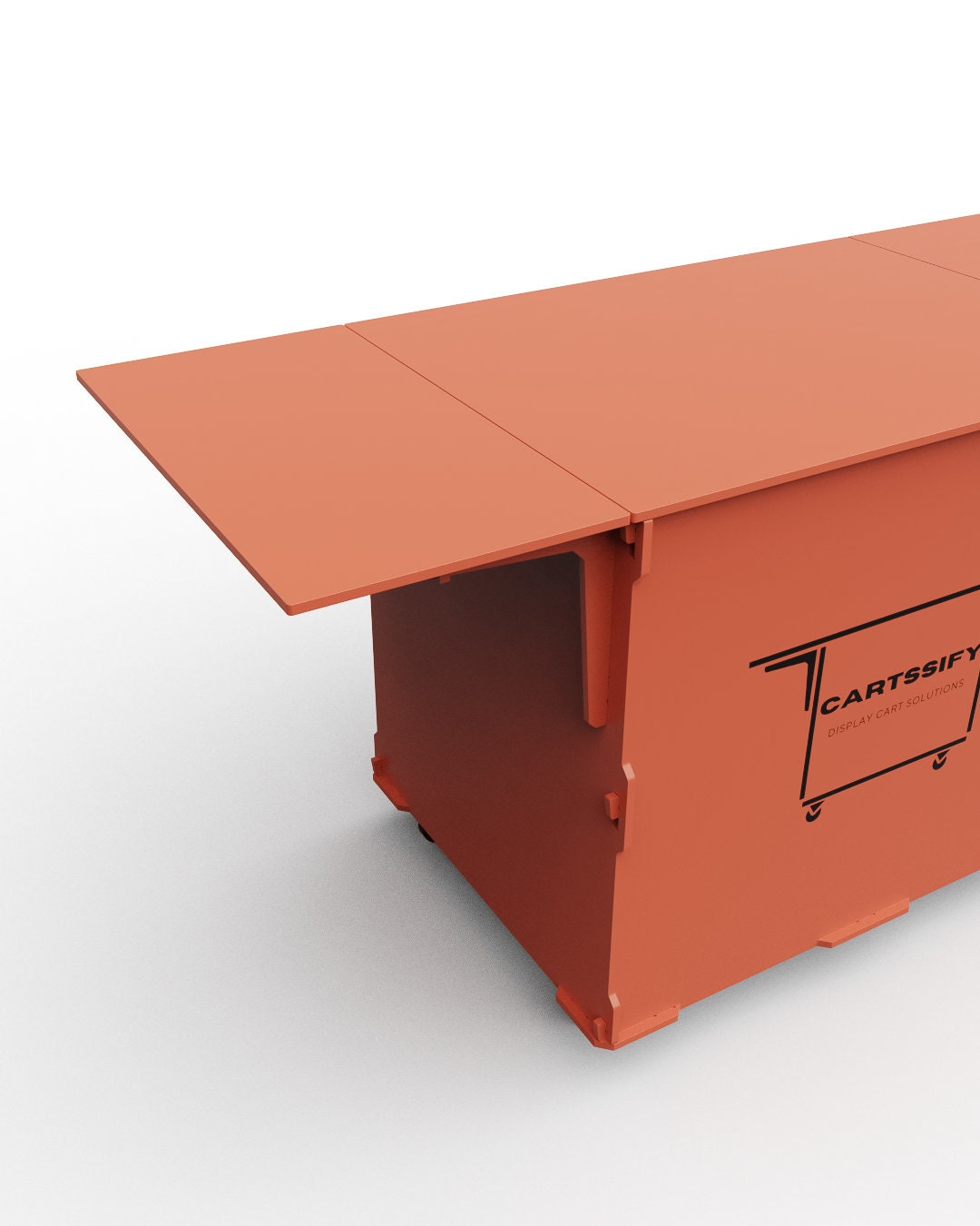 Display Cart Custom Painted With Osmo Colours and Oak Veneer Worktop - Etsy