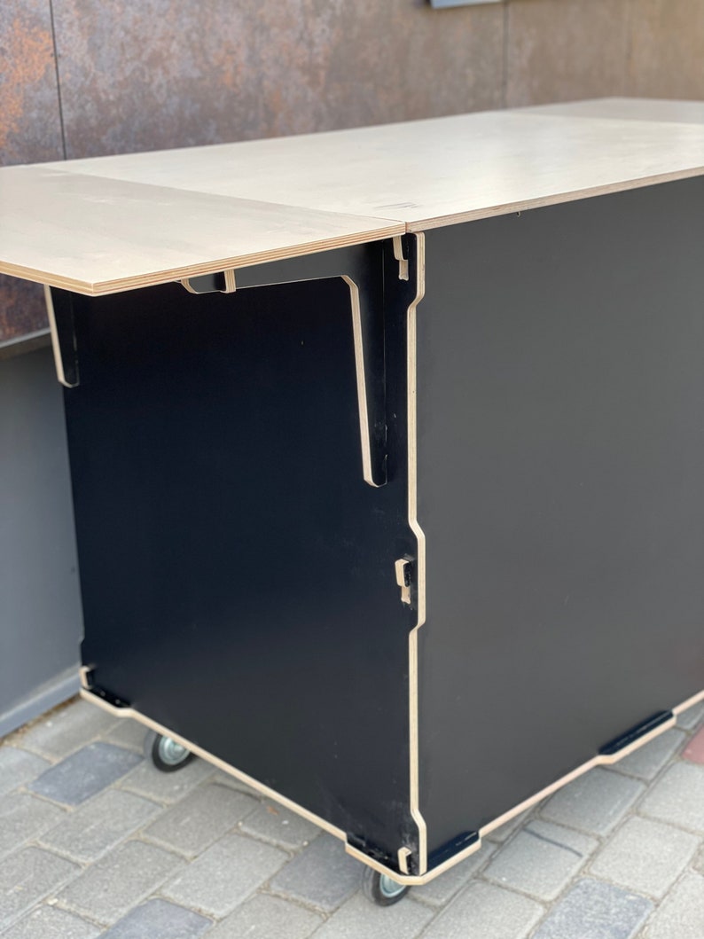 Foldable Display Cart Coffee Cart Pop-up Shop - Etsy