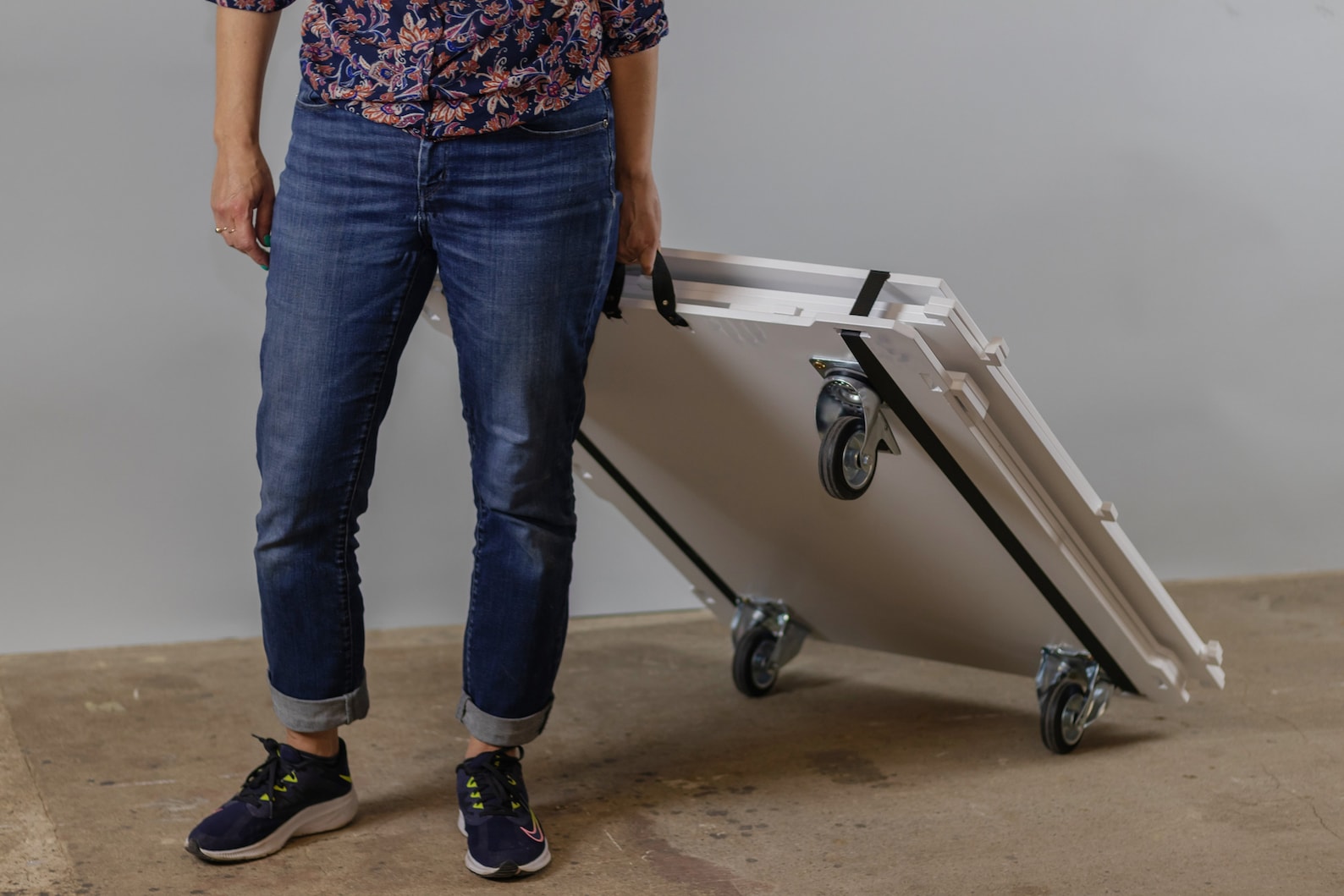 Display Cart Custom Painted With Osmo Colours and Oak Veneer Worktop - Etsy
