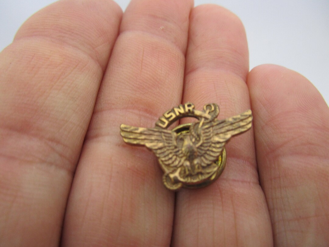 World War 2 USNR U S Naval Reserve Lapel Pin - Etsy