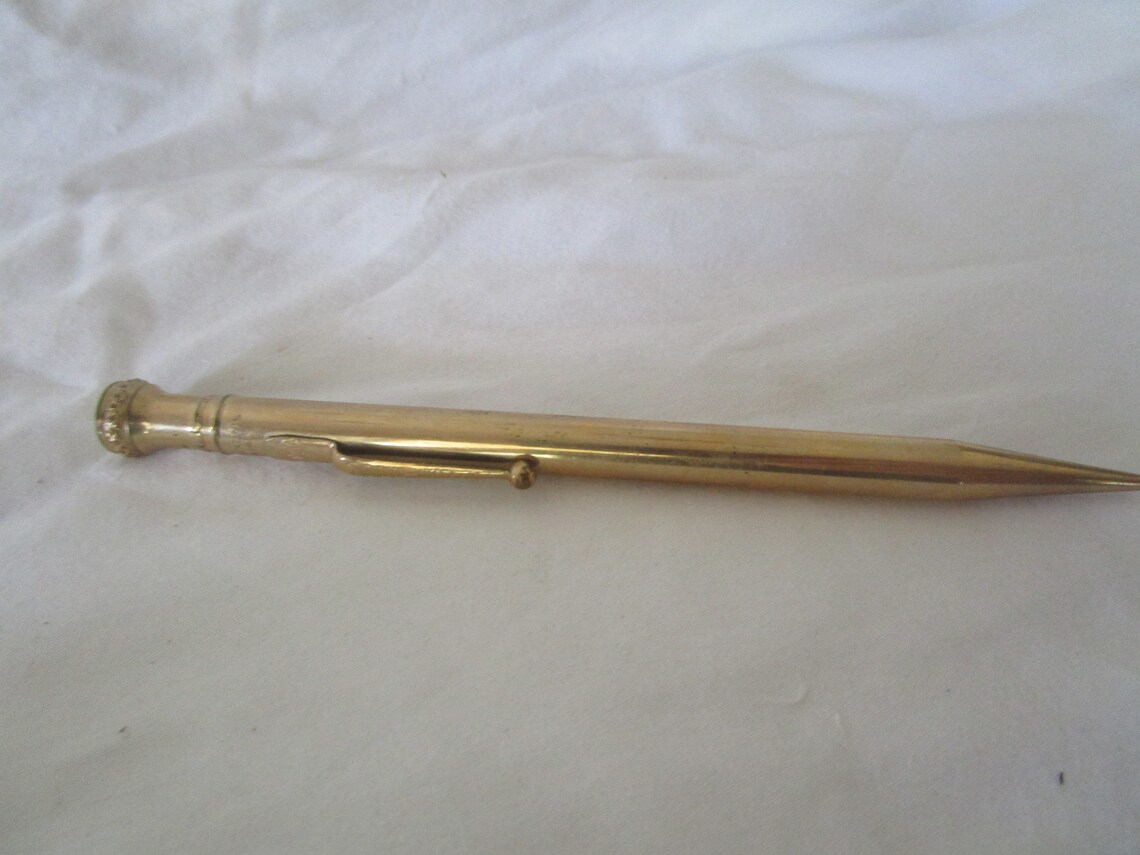 Antique 14 K Gold Filled Morrison's Mechanical Pencil - Etsy