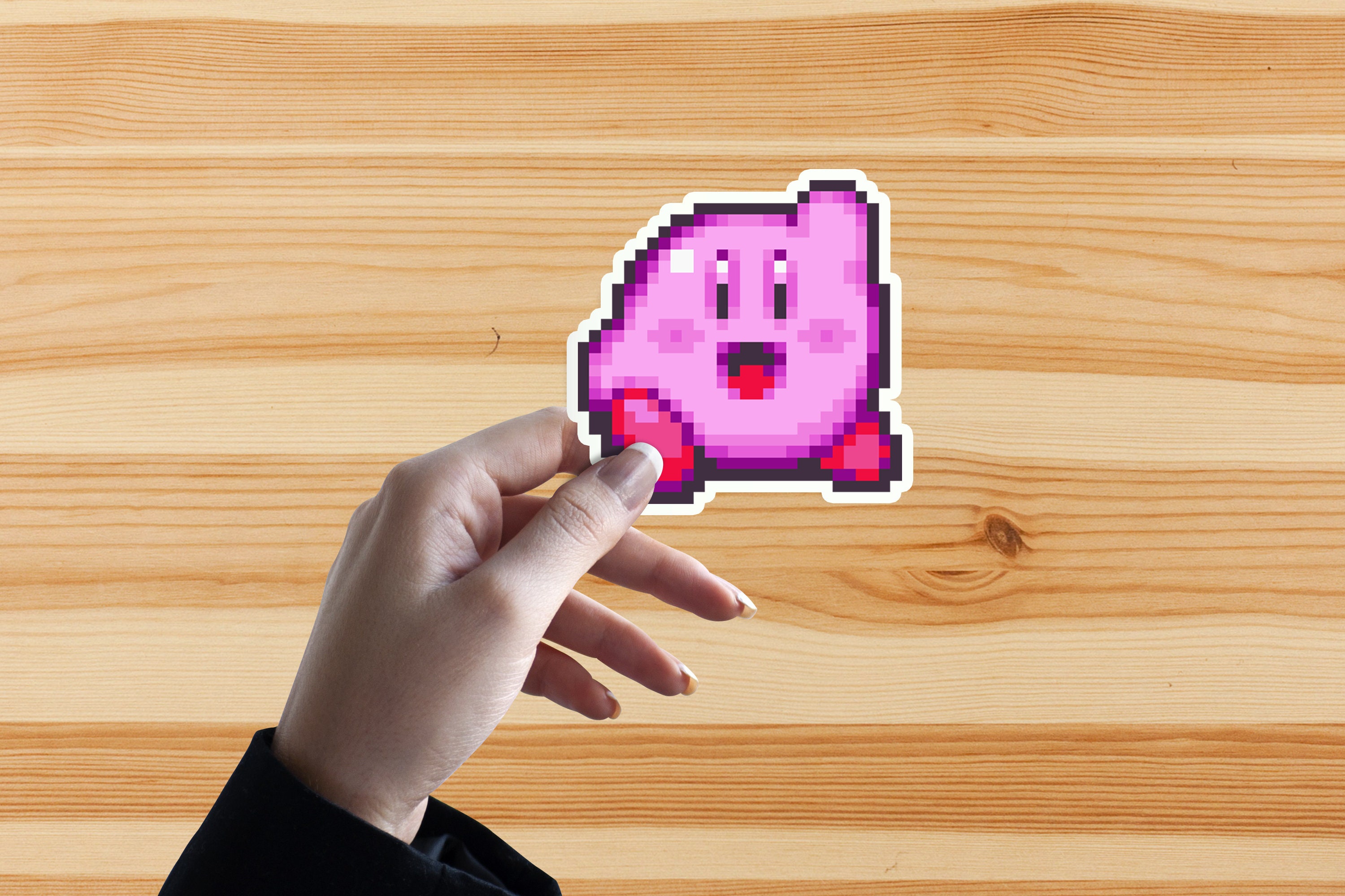 8 Bit Kirby Grid