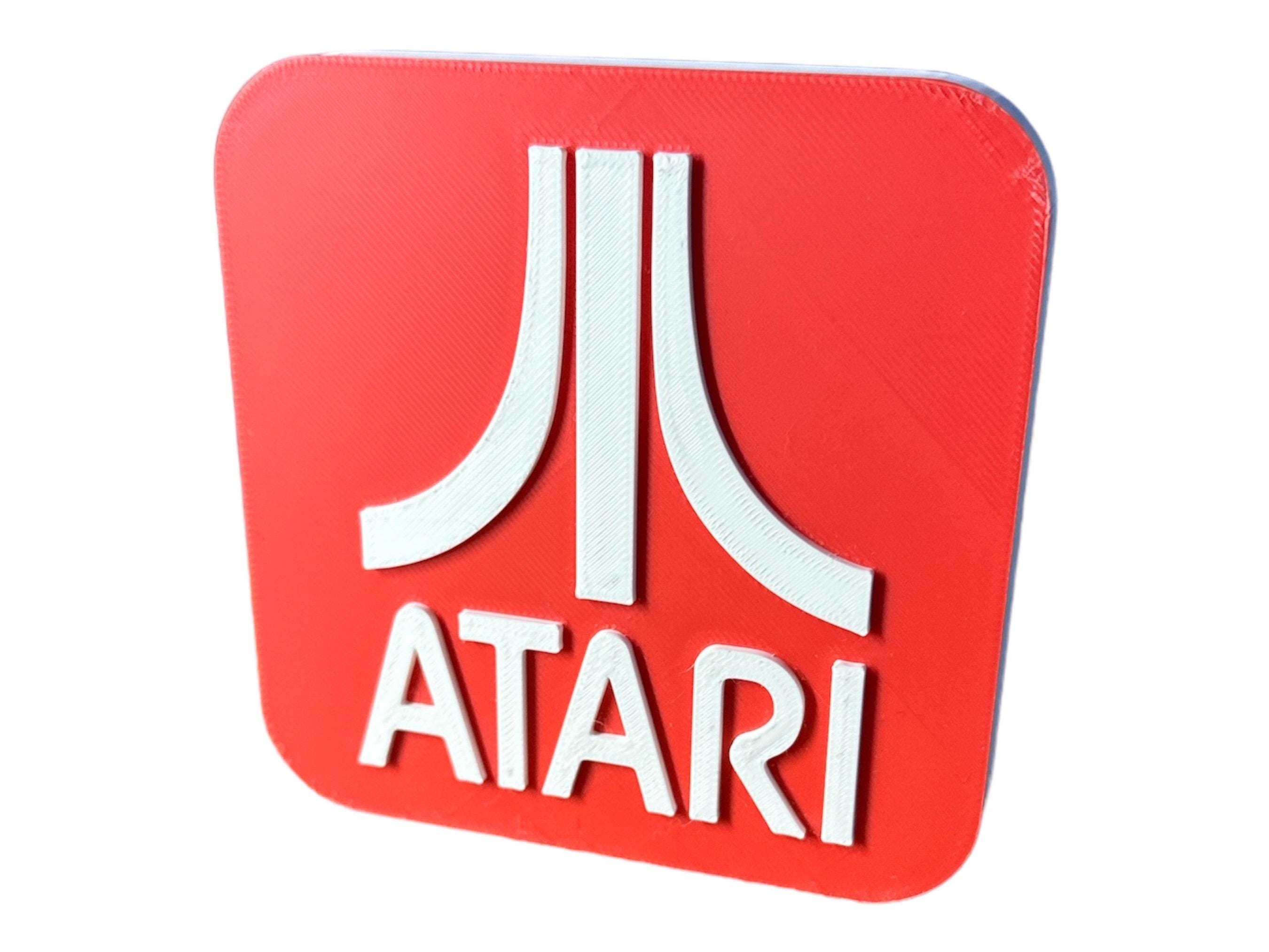 3D Printed Atari Logo for Shelf or Display Case - Etsy