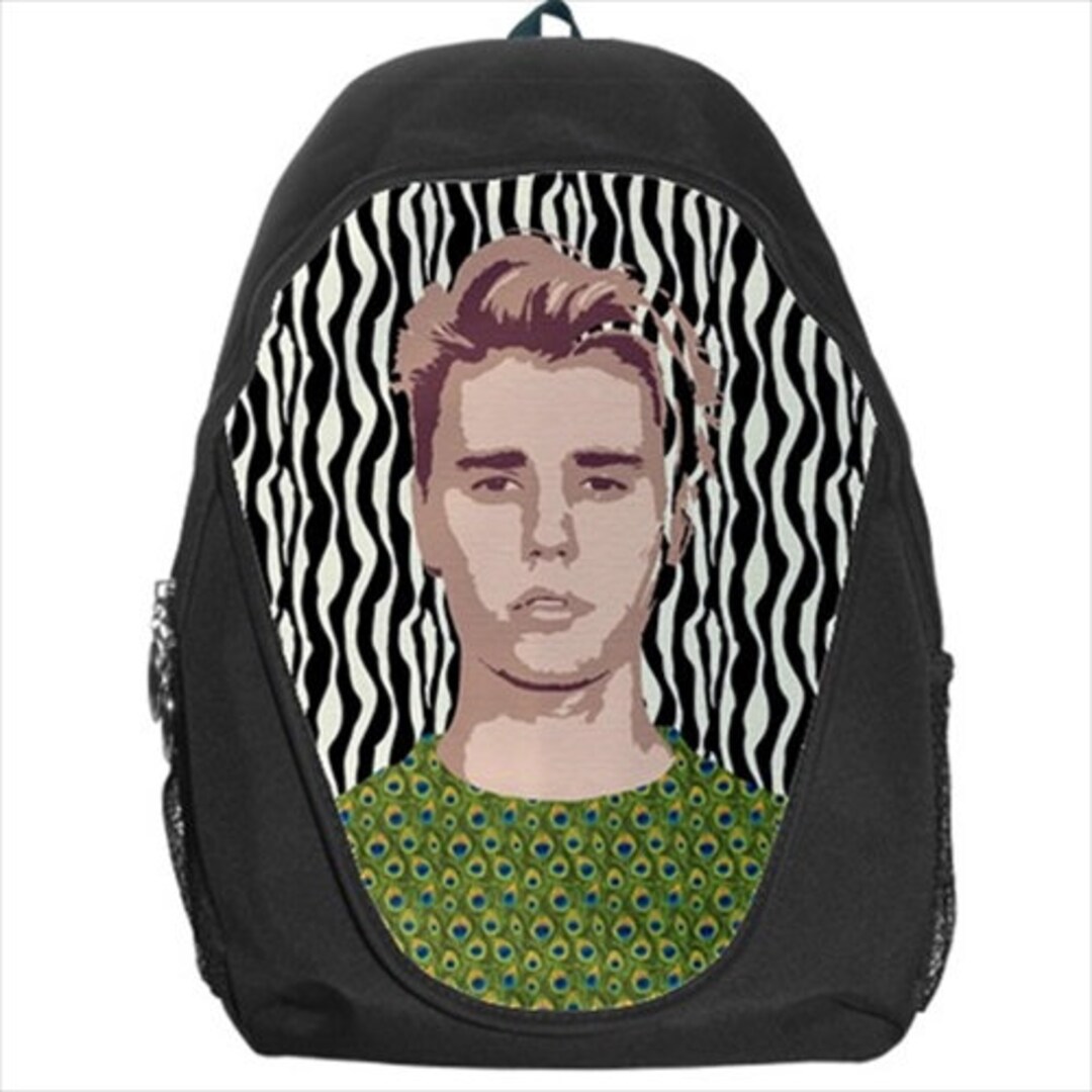 Smoking Hot Justin Bieber Backpack Bag - Etsy