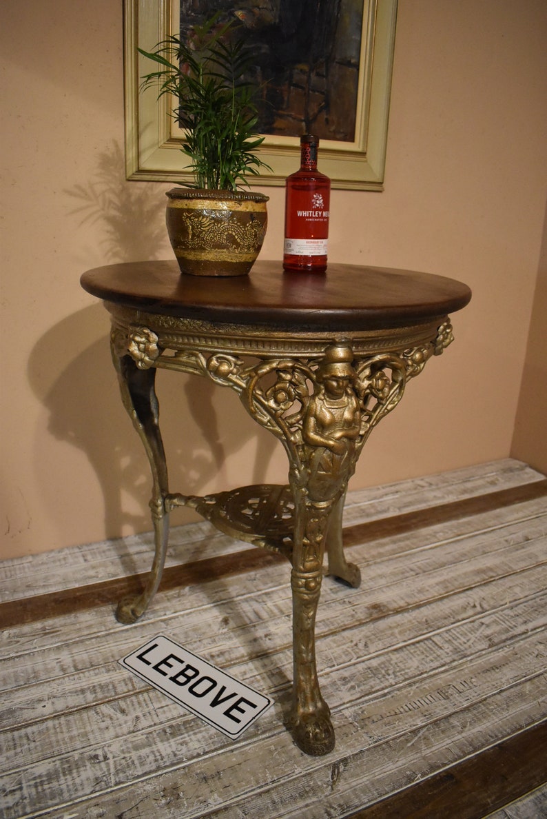 Cast Iron Britannia Bar Bistro Table - Etsy UK