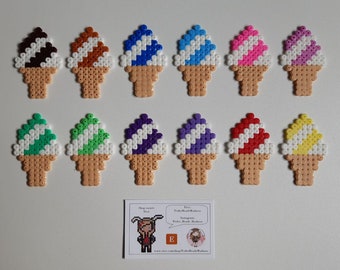 Perler bead coaster | Etsy