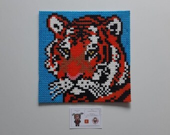 Tiger Perler - Etsy