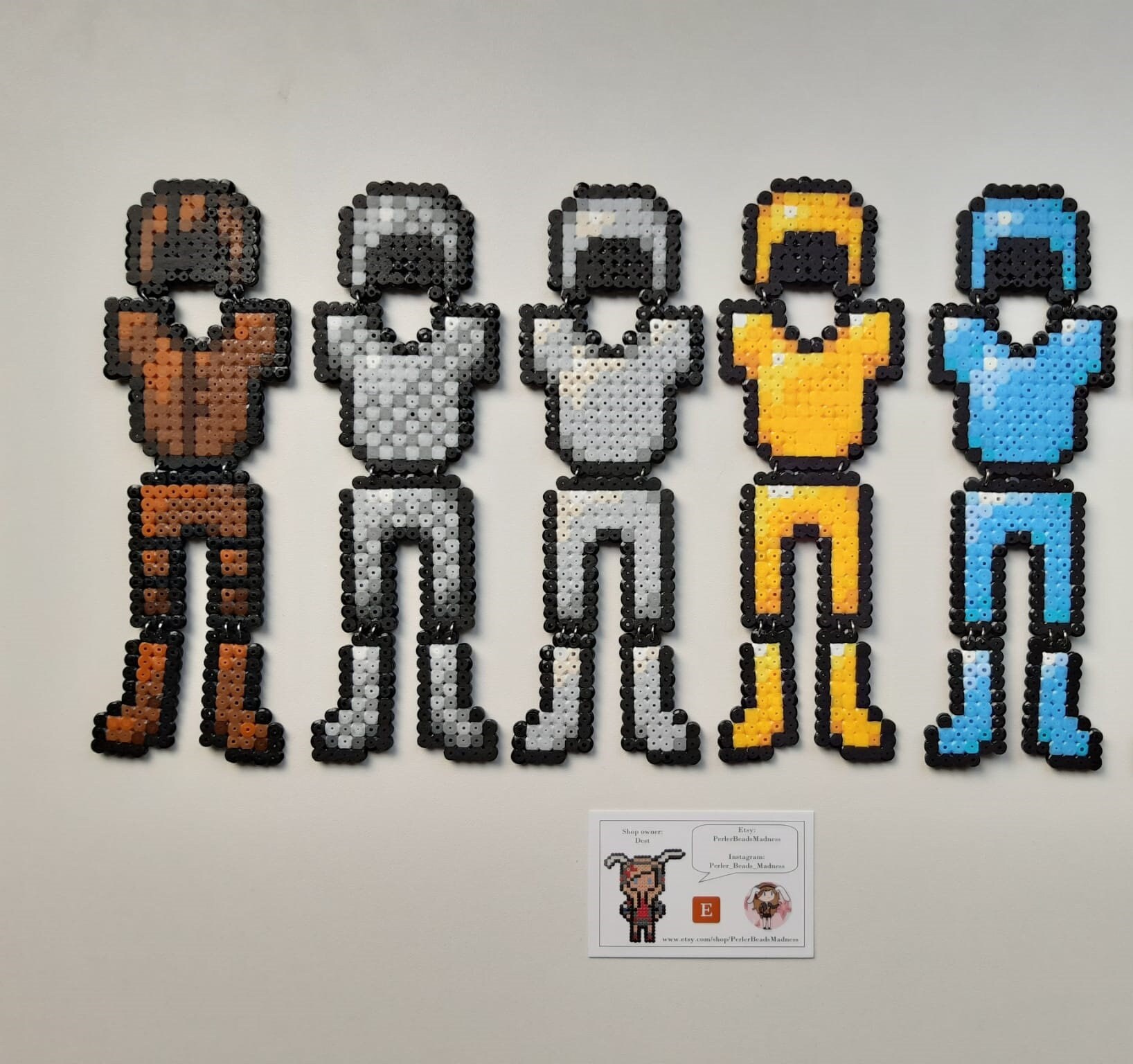 Minecraft Papercraft Emerald Armor