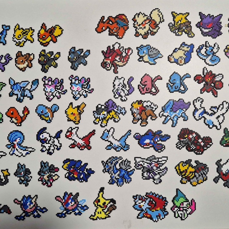 Pokémons Pixel Art - Etsy UK