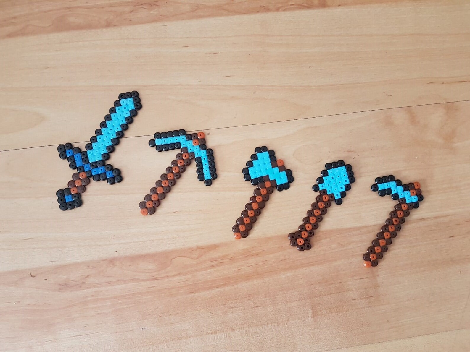 Minecraft Tools Perler Beads | Etsy