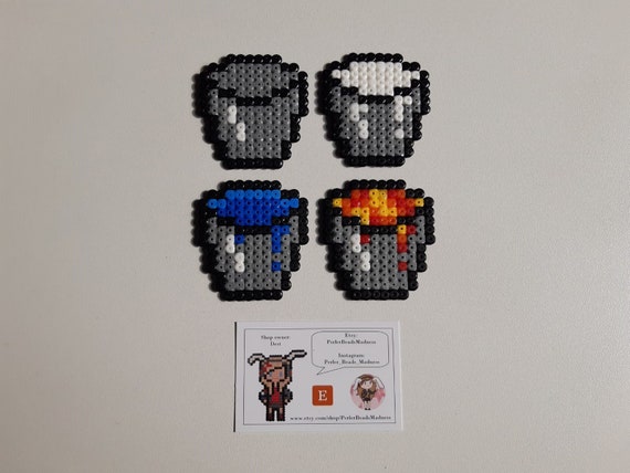 Minecraft Buckets: Bucket Water Bucket Lava Bucket Milk - Etsy Hong Kong